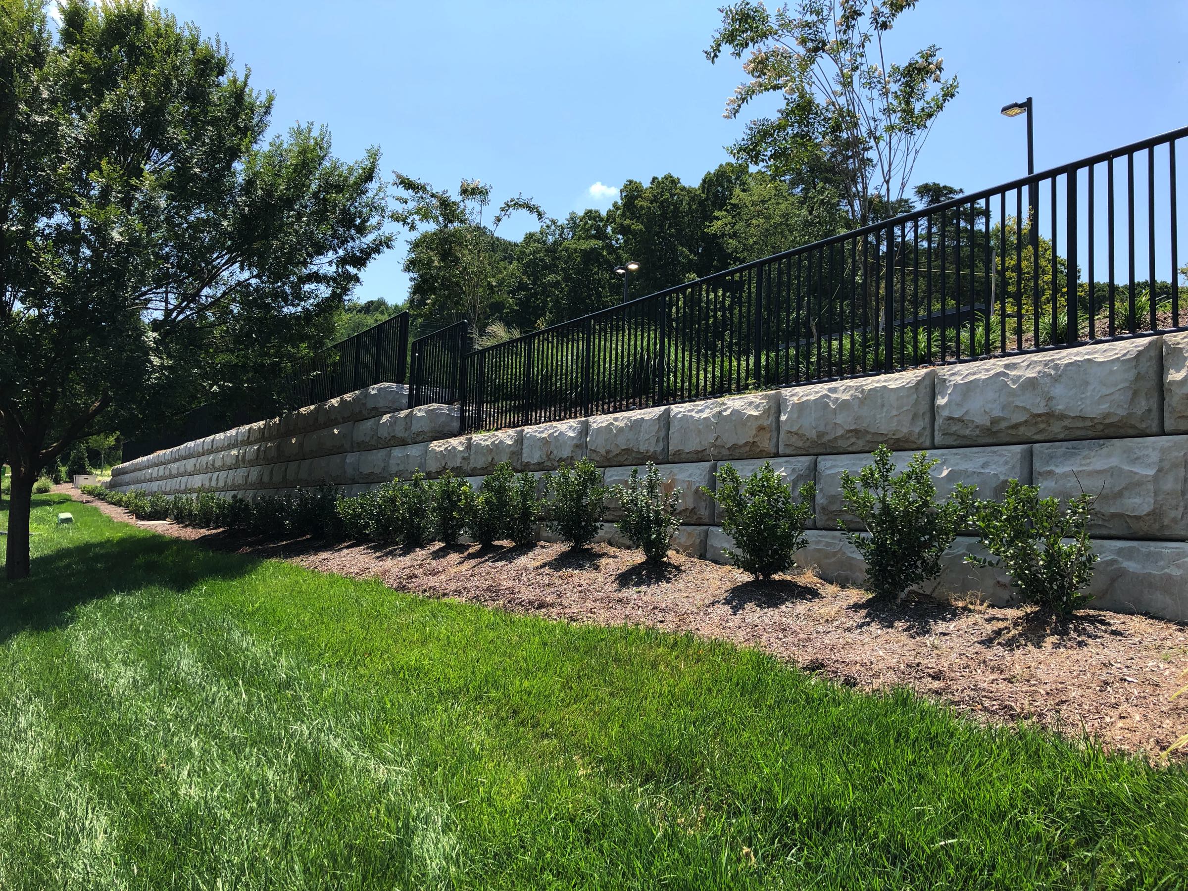 Commercial Photos: Stone Strong Retaining Wall