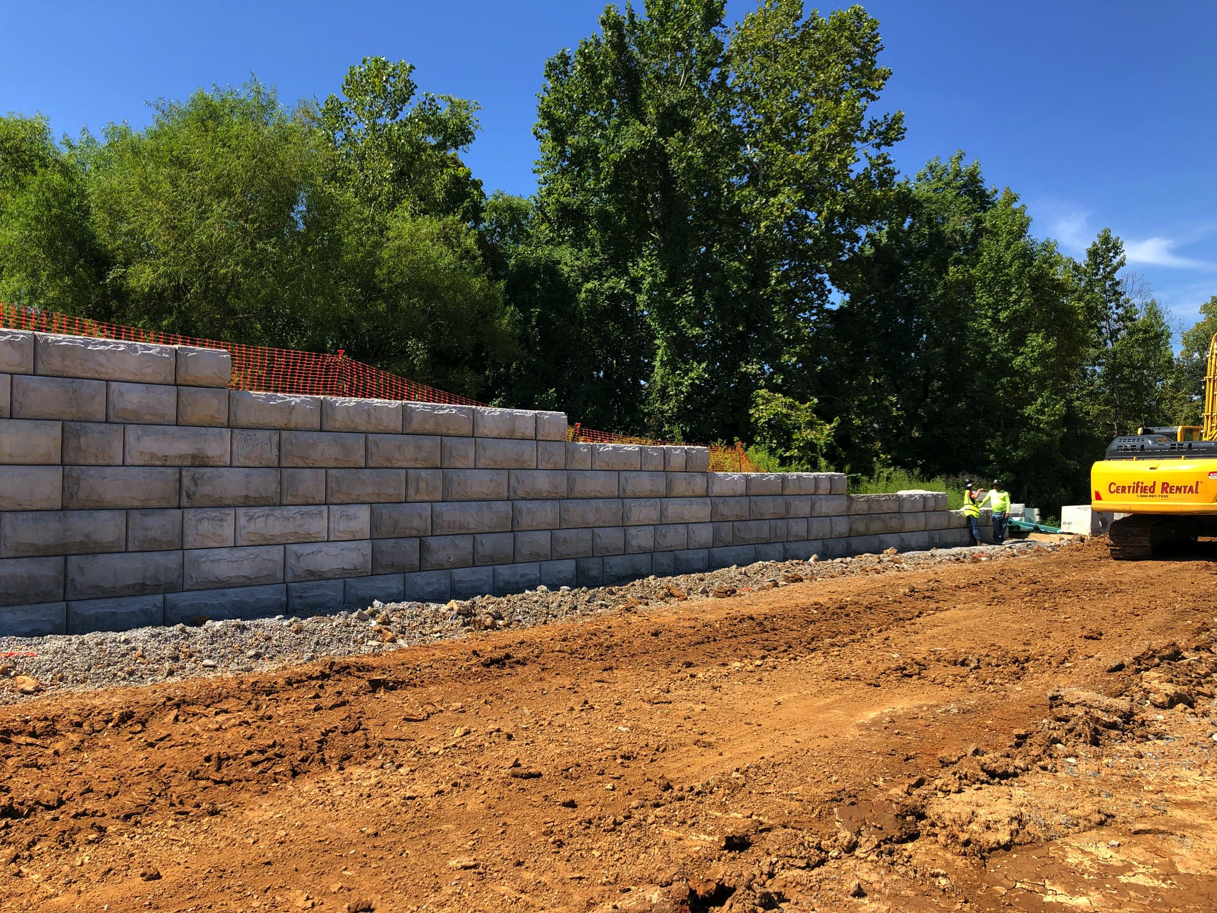 Commercial Photos: Stone Strong Retaining Wall