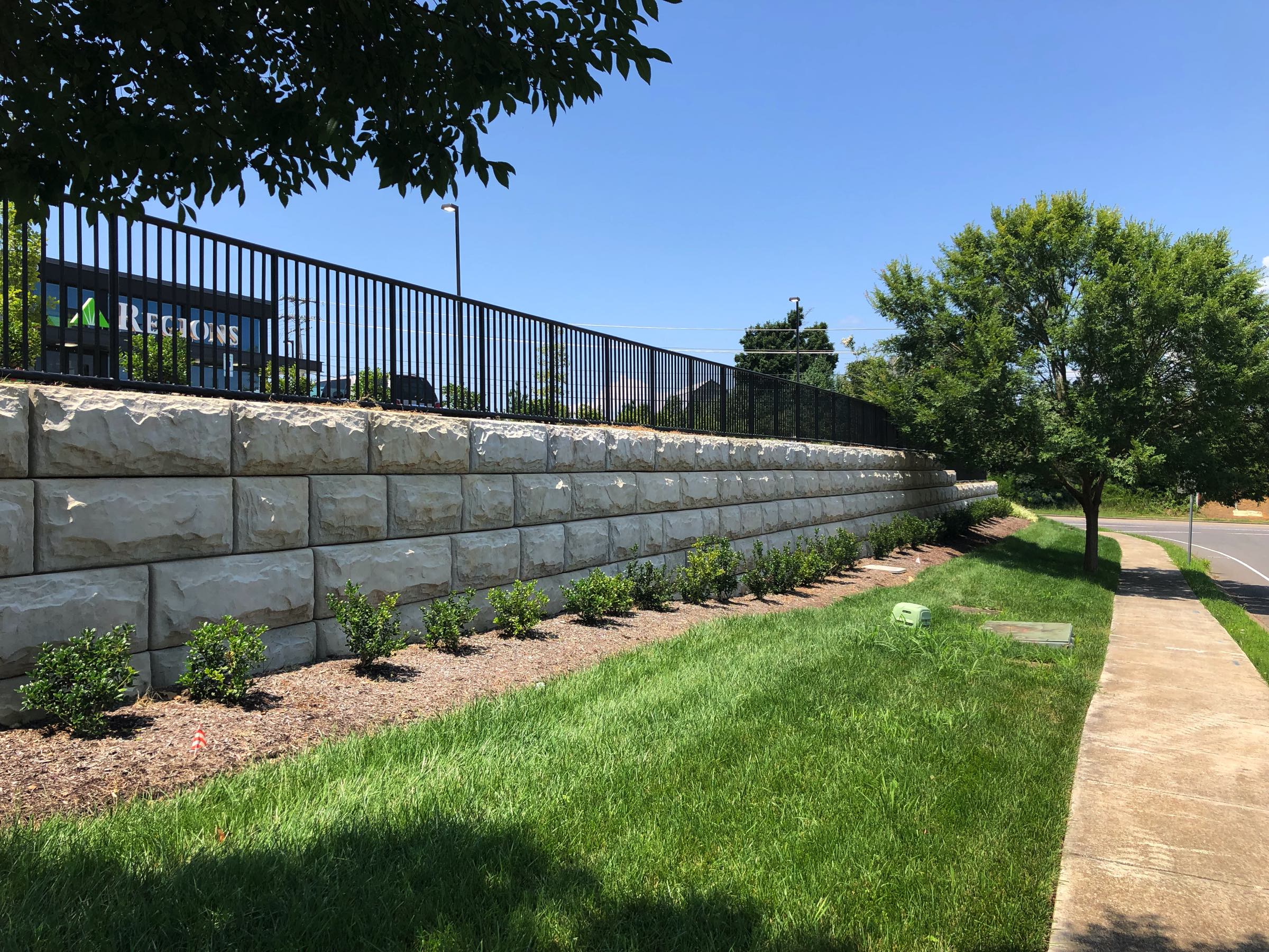 Commercial Photos: Stone Strong Retaining Wall