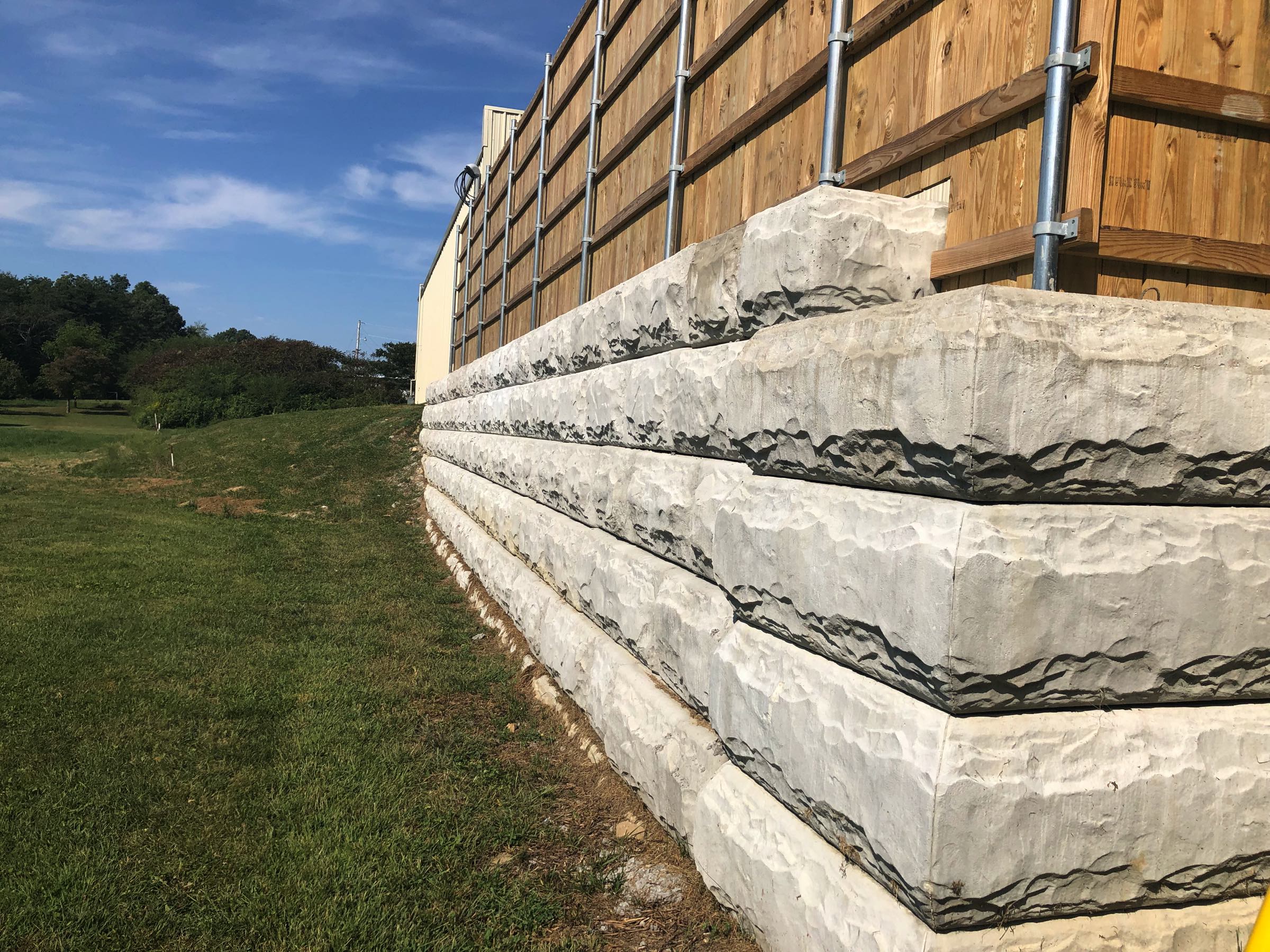 Commercial Photos: Stone Strong Retaining Wall